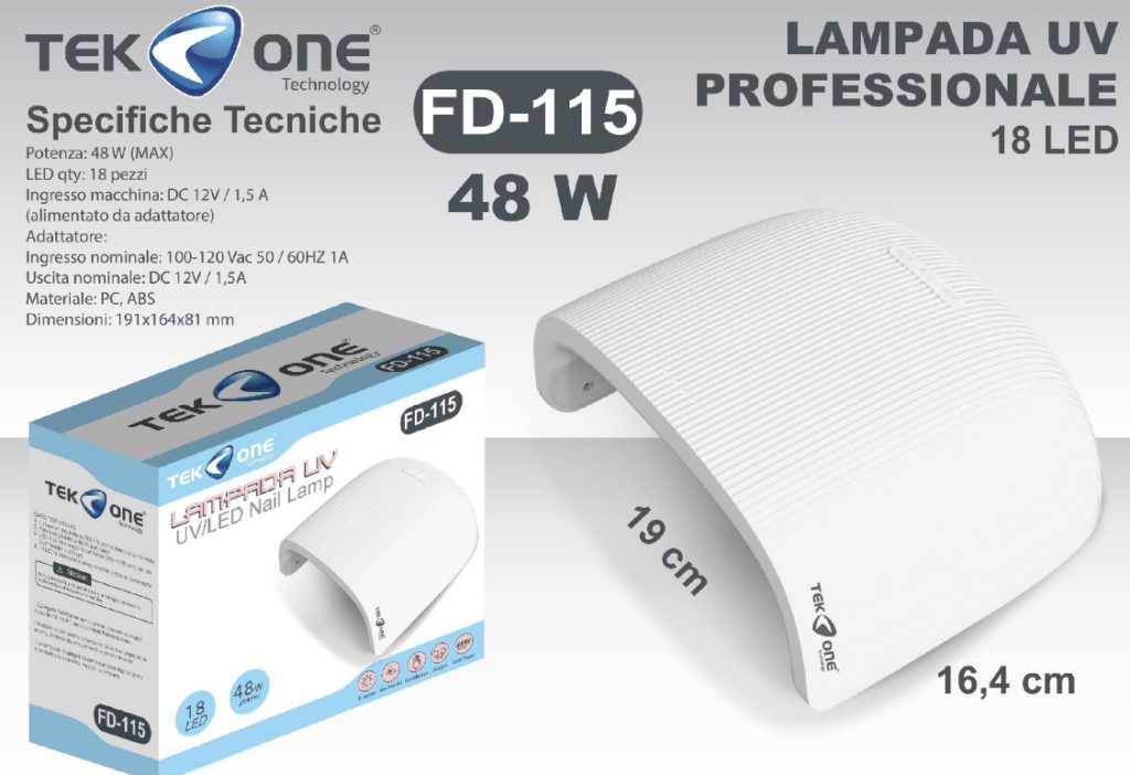 TEK ONE Lampada UV / LED Nail Lamp – Shopping Store